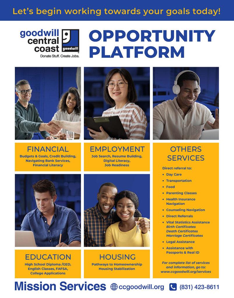 Work Opportunities & Career Help | Goodwill Central Coast