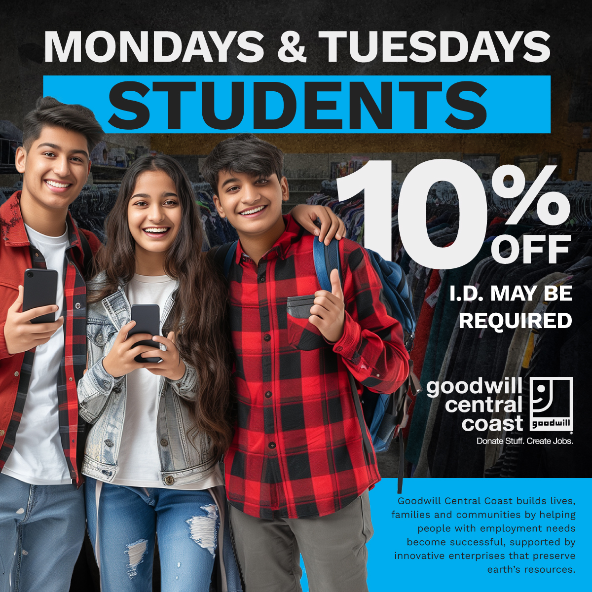 Goodwill Central Coast Thrift Stores - Shop, Work, Volunteer, Donate